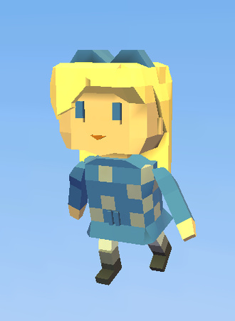 blue girl - KoGaMa - Play, Create And Share Multiplayer Games