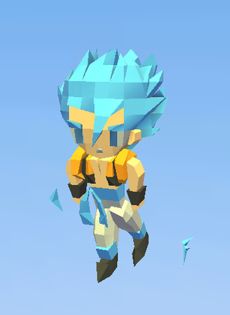 mini Gogeta Blue - KoGaMa - Play, Create And Share Multiplayer Games