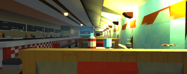 backrooms level 98 (Downtown diner)