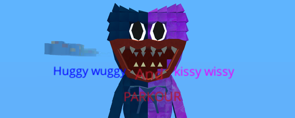 huggy wuggy and kissy wissy parkour
