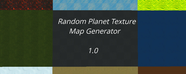 Random Planet Texture Map Generator 1.0
