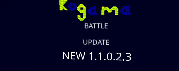 Kogama battle 1.1.0.2.3 New edition Update