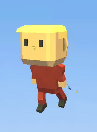 Just Blocky Boy In red Shirt - KoGaMa - Play, Create And Share ...
