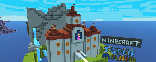 Mario Minecraft 3d