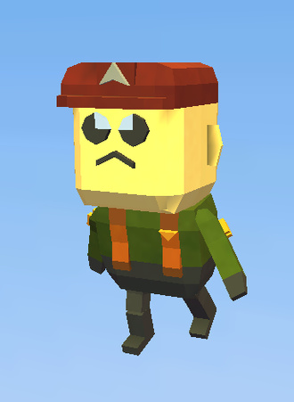 Soldier With Mario Hat
