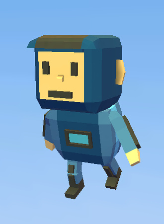 Blue Runner - KoGaMa - Play, Create And Share Multiplayer Games