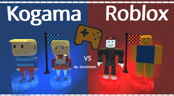KoGaMa Vs ROBLOX (Blue Vs Red)!