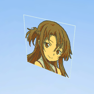 Asuna pixel art