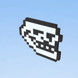 Pixel Art Minecraft Troll Face