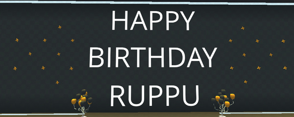 Happy Birthday Ruppu!!!~