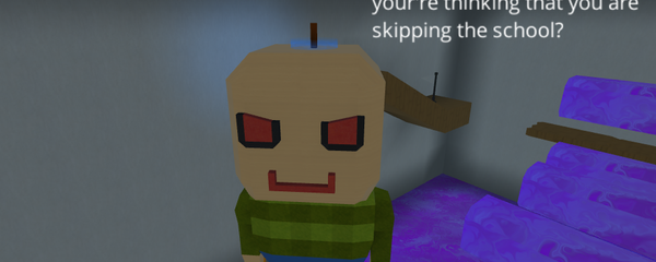 Escape Baldi's Basics Parkour! 23 LEVELS