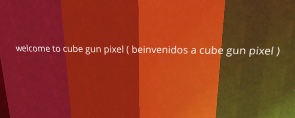 CUBE GUN { PIXEL 3D}