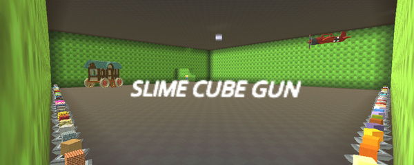 SLIME CUBE GUN!!
