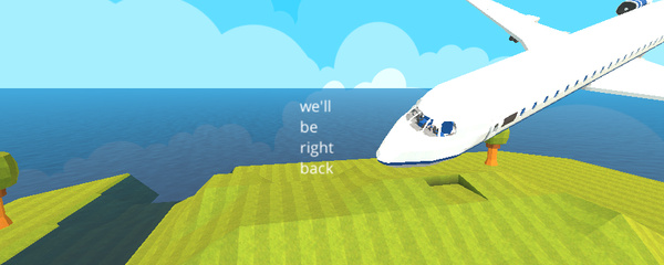 we'll be right back airplane crash