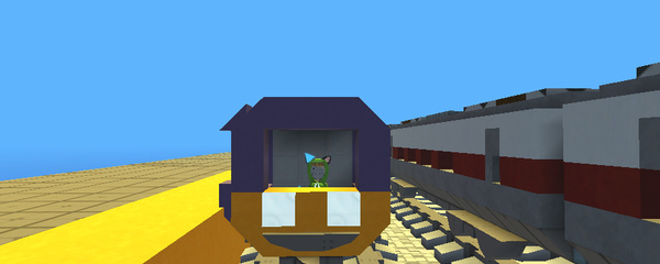 you can get in the trains