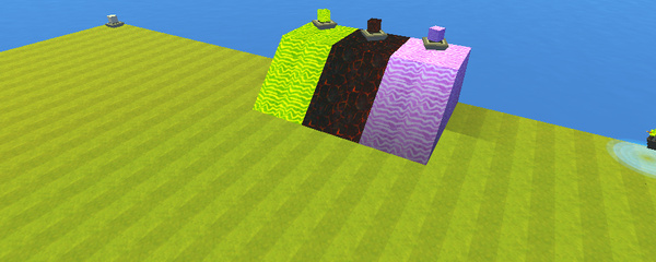 cube gun | poison lava kill | blocks