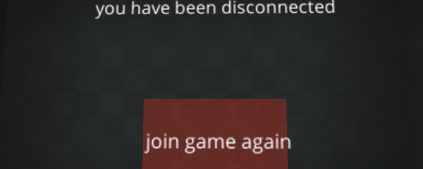 you have been disconnected