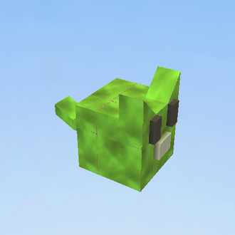 green rainbow floppa