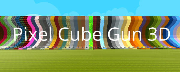 Pixel Cube Gun 3D