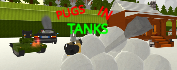 Pugs in tanks