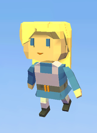 blue girl - KoGaMa - Play, Create And Share Multiplayer Games