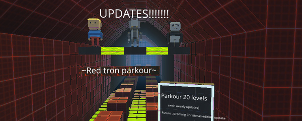 Red Tron Parkour 20 levels v1.3 - KoGaMa - Play, Create And Share Multiplayer Games