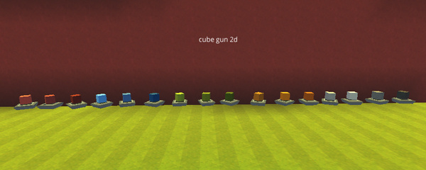 Cube gun 2d