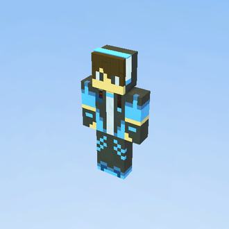 Minecraft Blue Skin