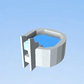 Pool with Ice slide - KoGaMa - Play, Create And Share Multiplayer Games