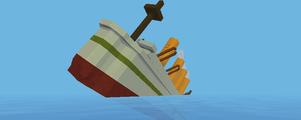 Minecraft Britannic Sinking