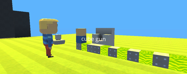 Cube gun