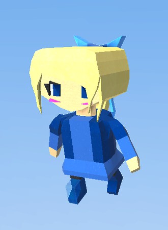 blue girl - KoGaMa - Play, Create And Share Multiplayer Games