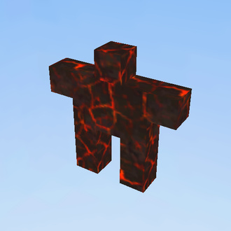 Minecraft Papercraft Magma Cube
