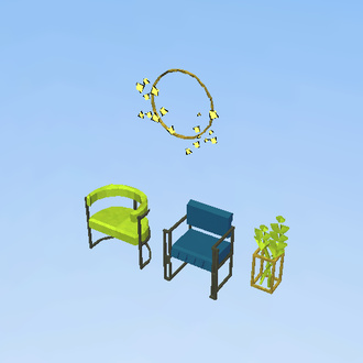 Chairs \ plants
