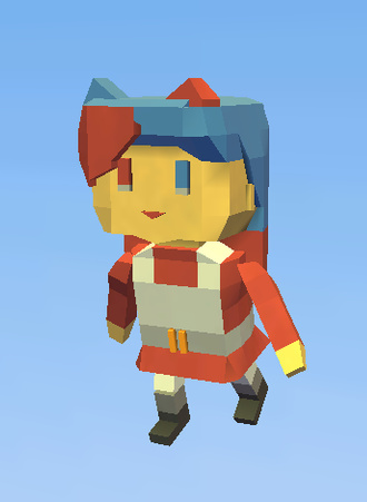 red bleu girl - KoGaMa - Play, Create And Share Multiplayer Games