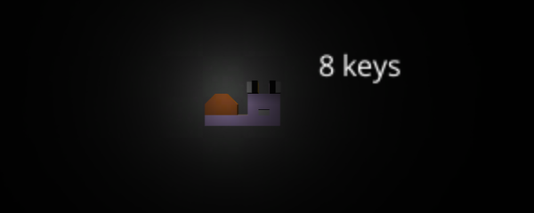 8 keys