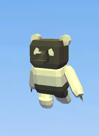 Inverted colors Panda