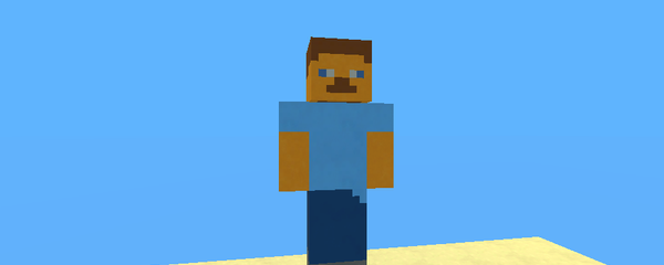 I MADE STEVE FORM MINECRAFT