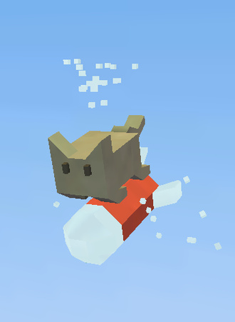 Tusk on a rocket - KoGaMa - Play, Create And Share Multiplayer Games
