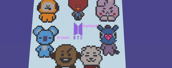 BTS parkour (30 levels)