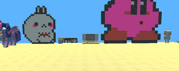 Minecraft Pixel Art Templates Kirby