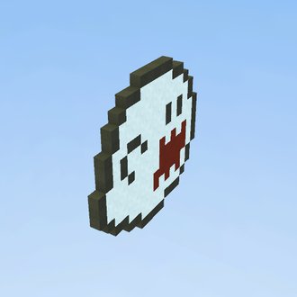 Pixel art Ghost Mario
